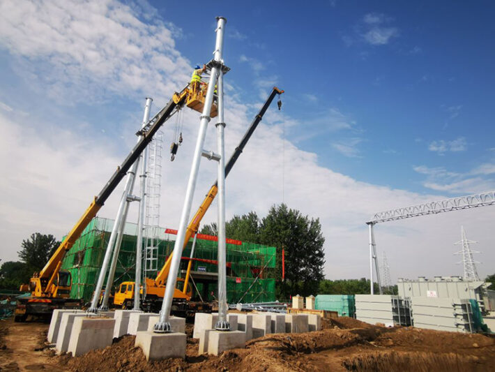 100MW wind power project booster station and collection line project In ...